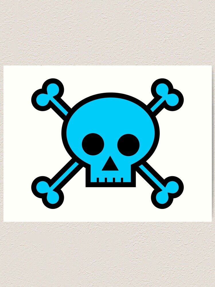 "Bluey Skullington" Art Print for Sale by phandiltees | Redbubble