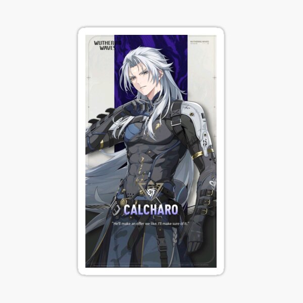 "Calcharo Character Poster - Wuthering Waves" Sticker for Sale by ...