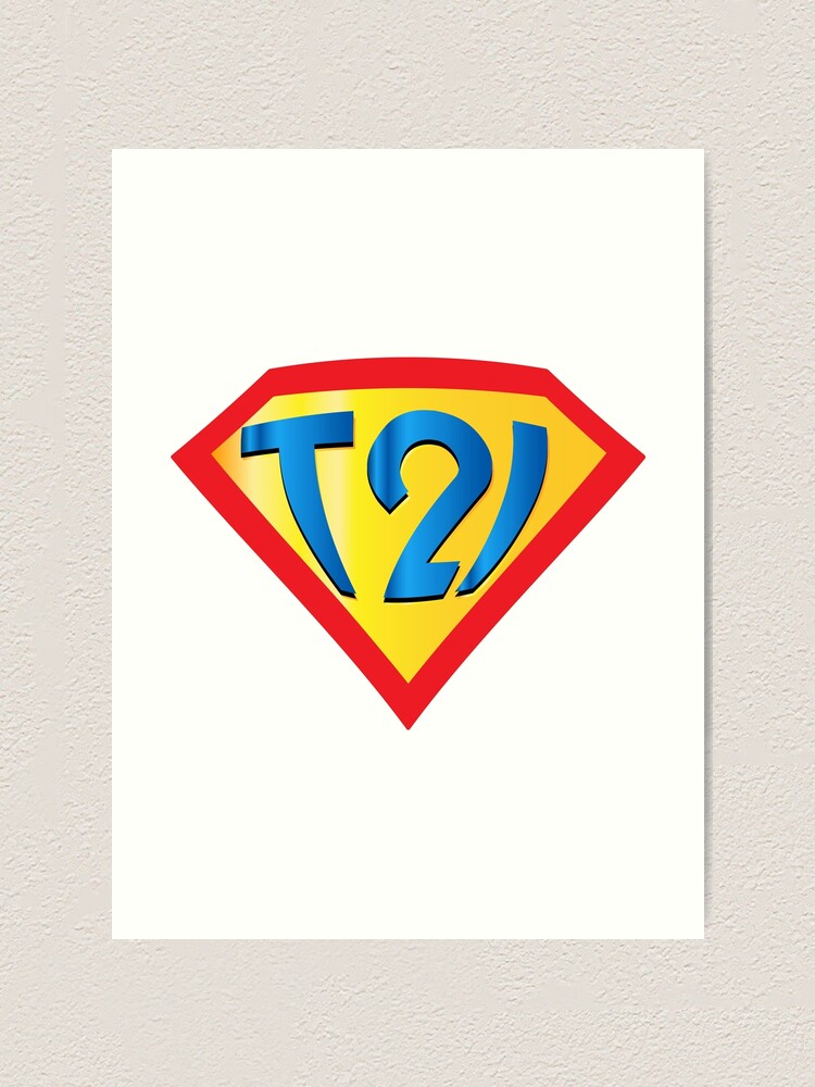 "Down Syndrome Awareness T21 for Kids Men Women" Art Print by ...