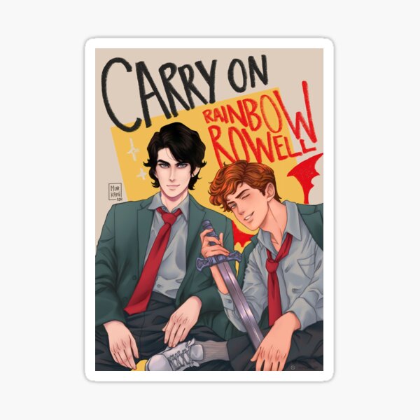 "Simon and Baz" Sticker by Murkami | Redbubble