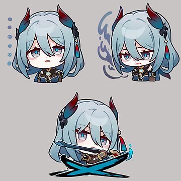 "Hanya Emoji Set - Honkai Star Rail" Sticker for Sale by TheChipQueen ...