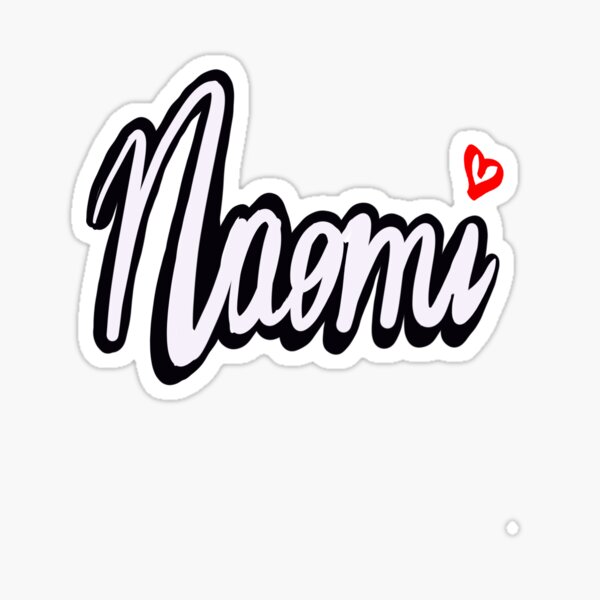 "Naomi girls name woman women’s first name in white cursive calligraphy ...