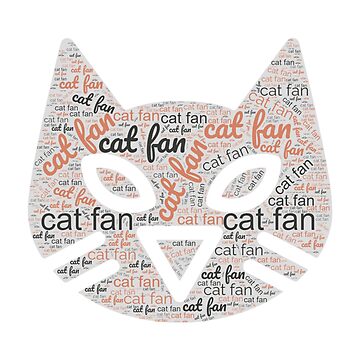 "A cool cat face in a letter pattern for cat lovers with the words Cat ...