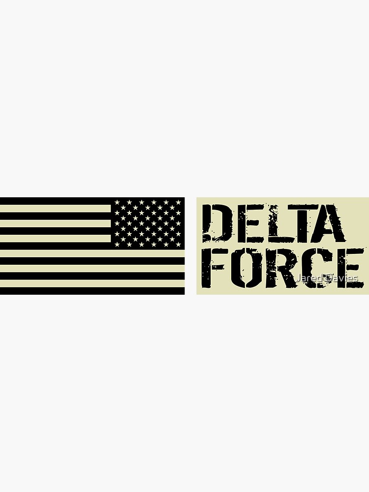 "Delta Force" Sticker by MilitaryCandA | Redbubble