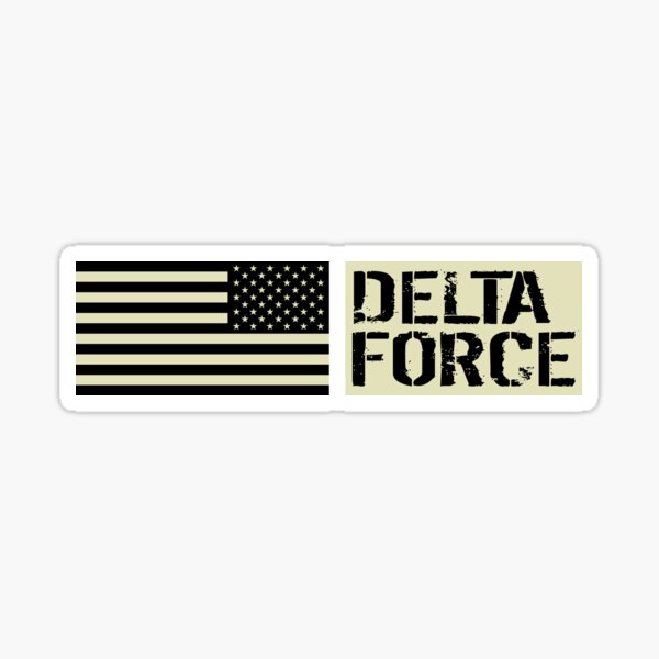 "Delta Force" Sticker by MilitaryCandA | Redbubble