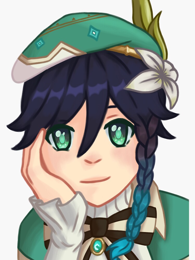 "Venti from Genshin Impact" Sticker by leonitheqt | Redbubble