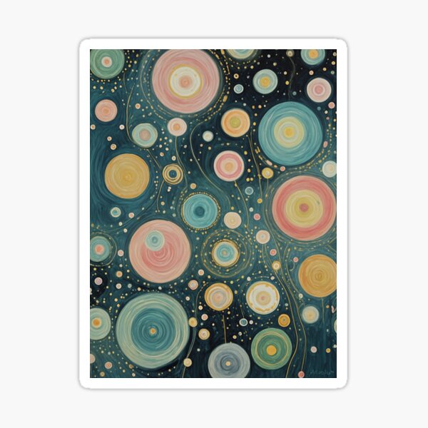 "Celestial Luminescence: Floating Lights at Night" Sticker for Sale by ...