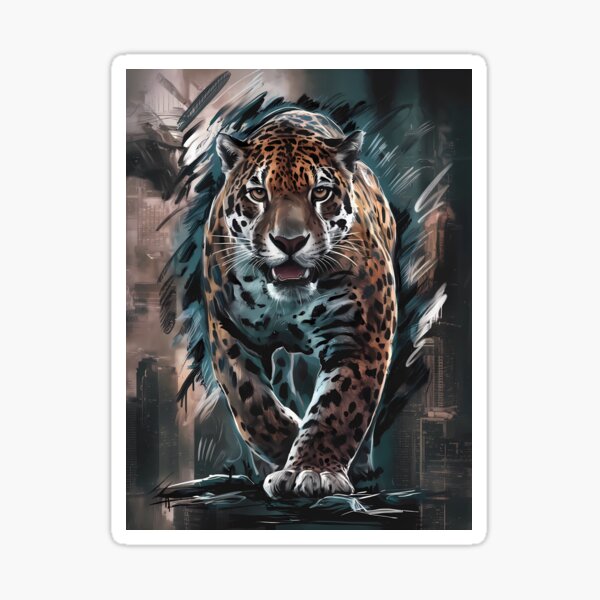 "Concrete Jungle Prowler" Sticker for Sale by InkFool | Redbubble