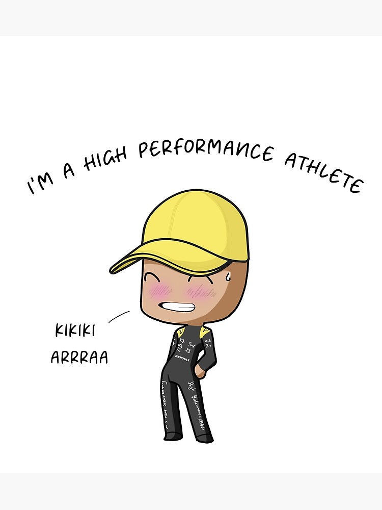 "High Performance Athlete meme" Poster for Sale by Podiumwear | Redbubble