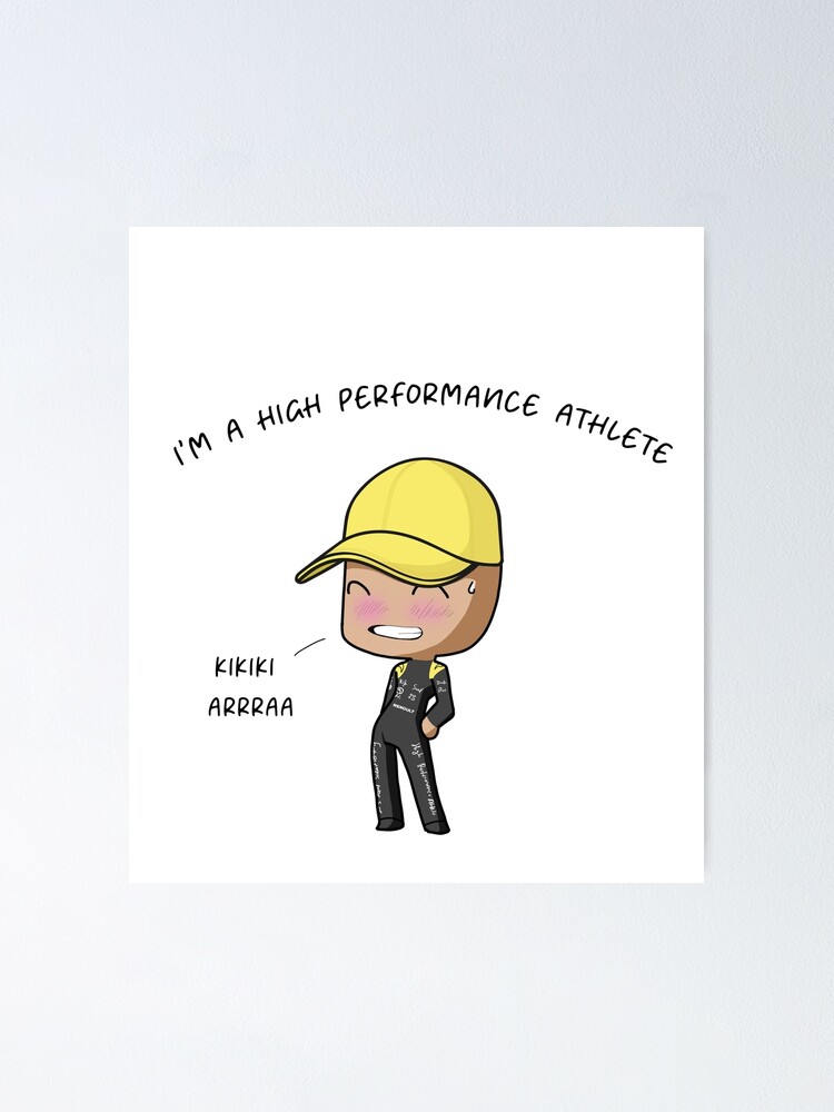 "High Performance Athlete meme" Poster for Sale by Podiumwear | Redbubble