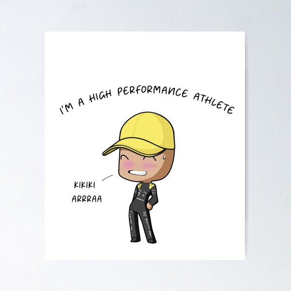"High Performance Athlete meme" Poster for Sale by Podiumwear | Redbubble