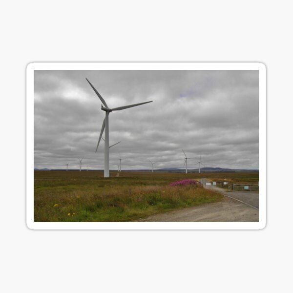 "Wind Farm Turbines" Sticker for Sale by lezvee | Redbubble