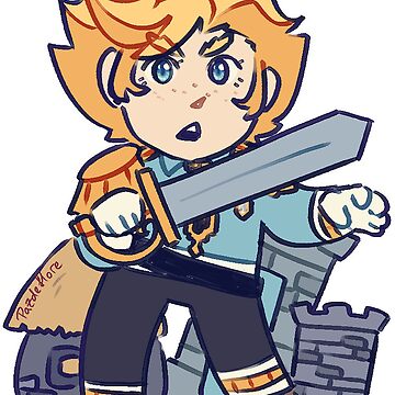 "Chibi Percival King" Sticker by Pazdeflore | Redbubble
