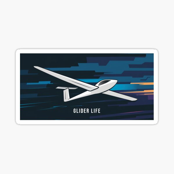 "GLIDER LIFE Glider Plane Pilot Sailplane aerial floating soaring ...