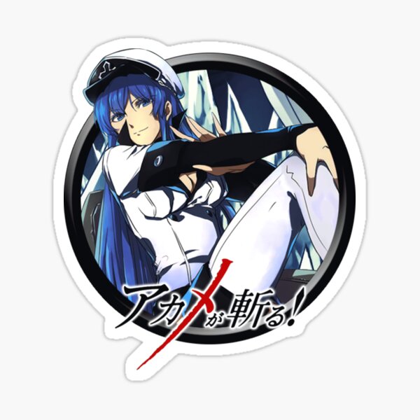 "Akame ga Kill" Sticker for Sale by Aqsa-manzoor | Redbubble