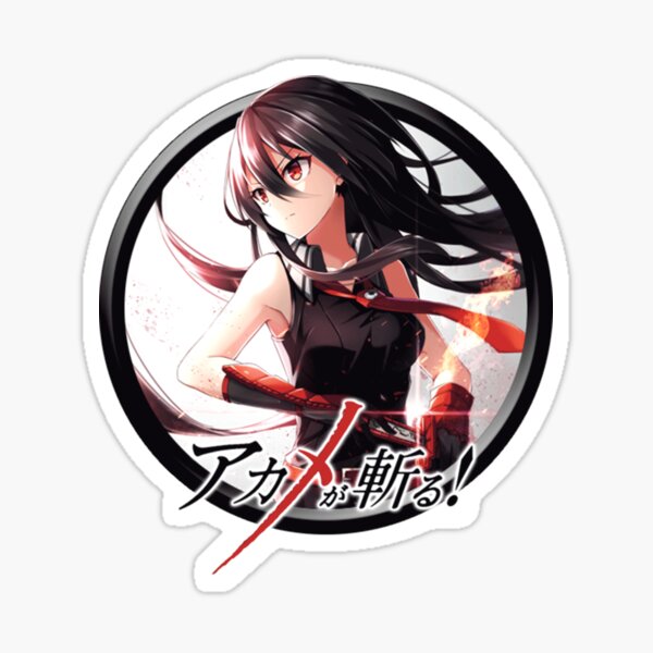 "Akame ga Kill" Sticker for Sale by Aqsa-manzoor | Redbubble