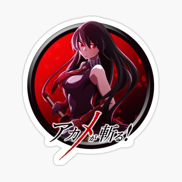 "Akame ga Kill" Sticker for Sale by Aqsa-manzoor | Redbubble