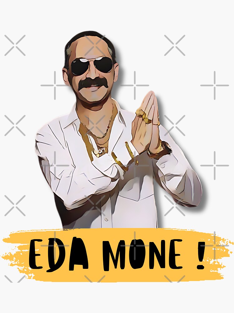 "Eda mone dialogue aavesham movie" Sticker for Sale by AKRE R | Redbubble