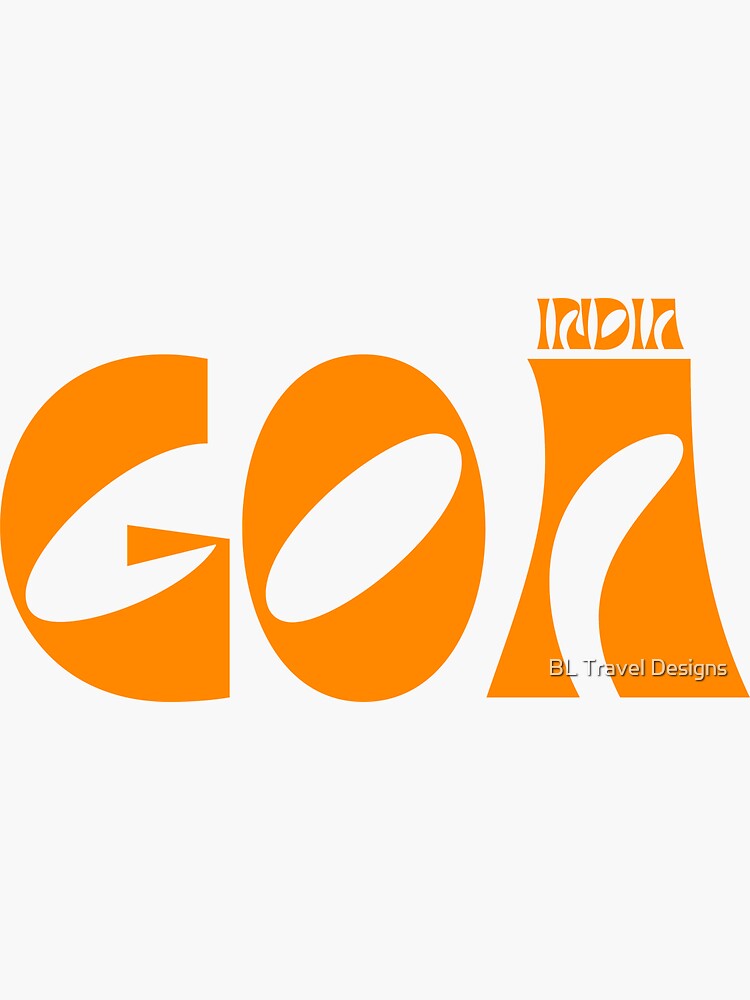 "GOA INDIA" Sticker for Sale by BjornLundstrom | Redbubble