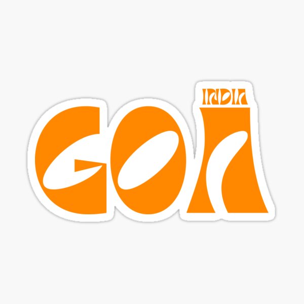 "GOA INDIA" Sticker for Sale by BjornLundstrom | Redbubble