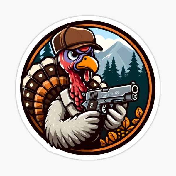"Tactical Turkey" Sticker for Sale by RAWLIFEGRAPHIC | Redbubble