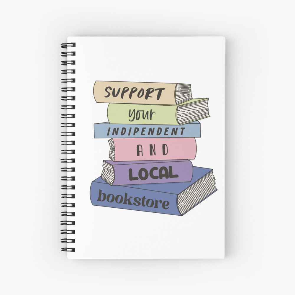 "Support your independent and local bookstore" Sticker for Sale by ...