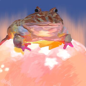 "Moon Toad " Sticker for Sale by ottonook | Redbubble