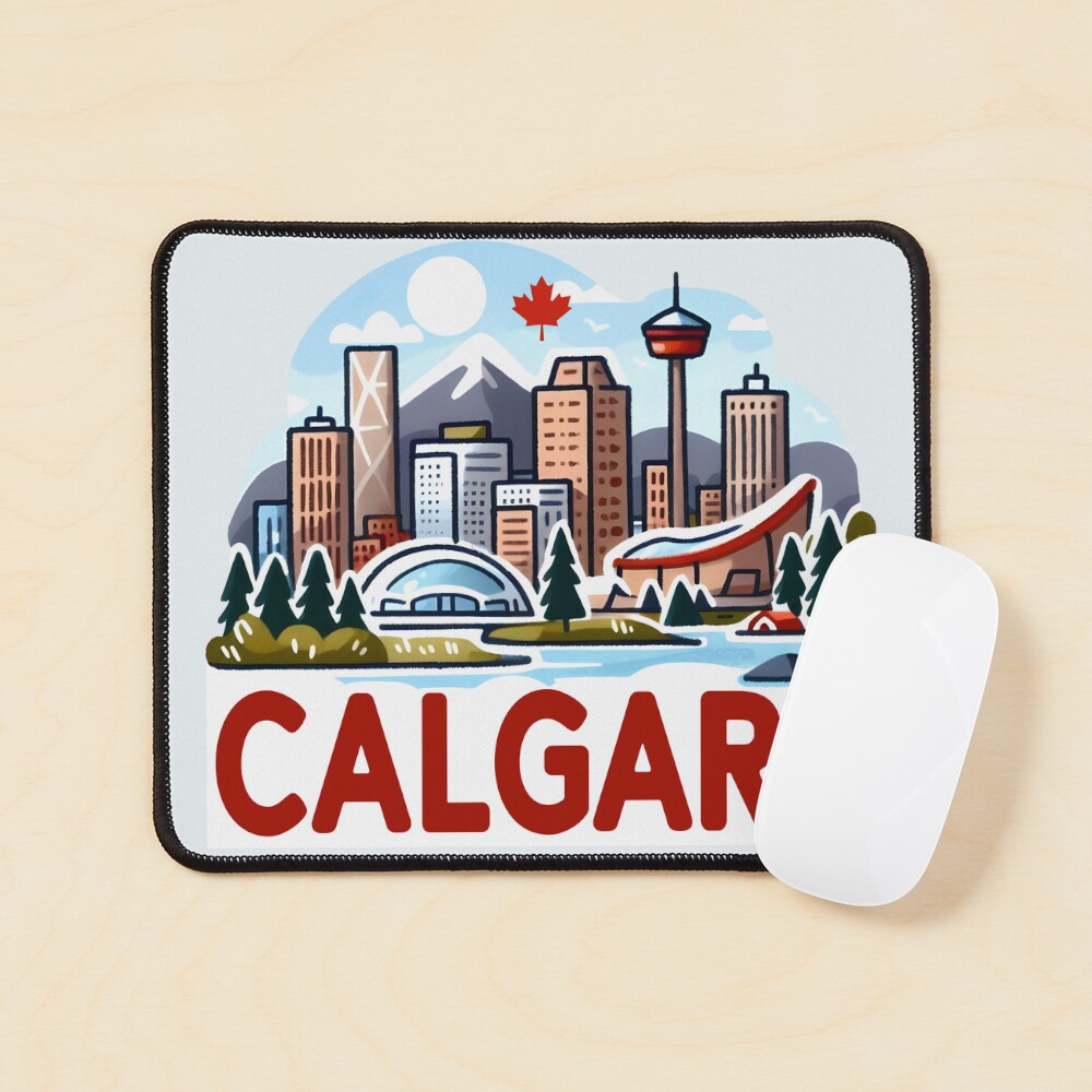 "Calgary Alberta Canada " Sticker for Sale by HowToCanadian | Redbubble
