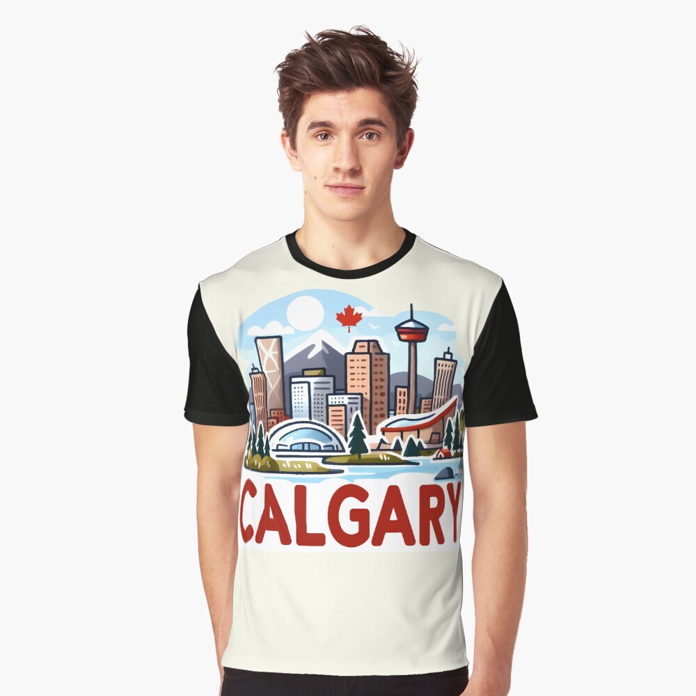 "Calgary Alberta Canada " Sticker for Sale by HowToCanadian | Redbubble