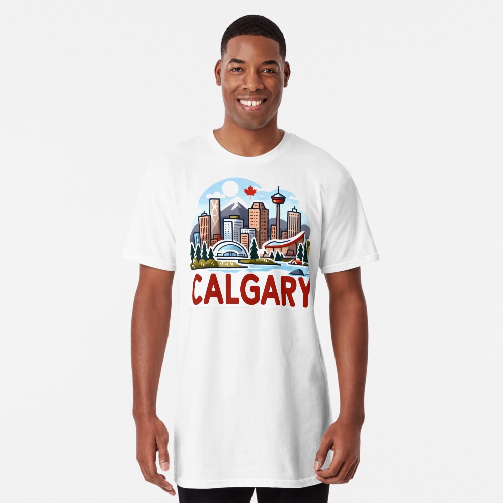 "Calgary Alberta Canada " Sticker for Sale by HowToCanadian | Redbubble