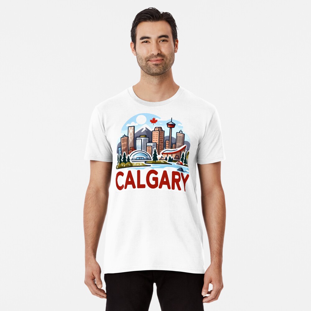 "Calgary Alberta Canada " Sticker for Sale by HowToCanadian | Redbubble