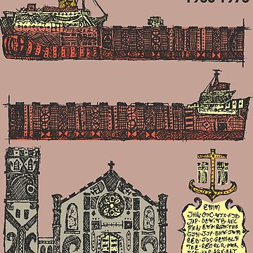 "s.s. edmund fitzgerald (big fitz)" Sticker for Sale by onska-shop ...