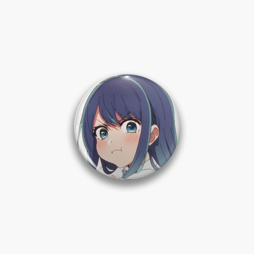 "Akane Pouting" Sticker for Sale by demoralizedcat | Redbubble