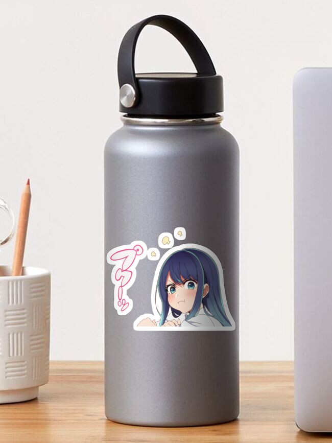 "Akane Pouting" Sticker for Sale by demoralizedcat | Redbubble