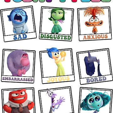 "Inside Out It's Okay To Feel All The feels" Sticker for Sale by ...