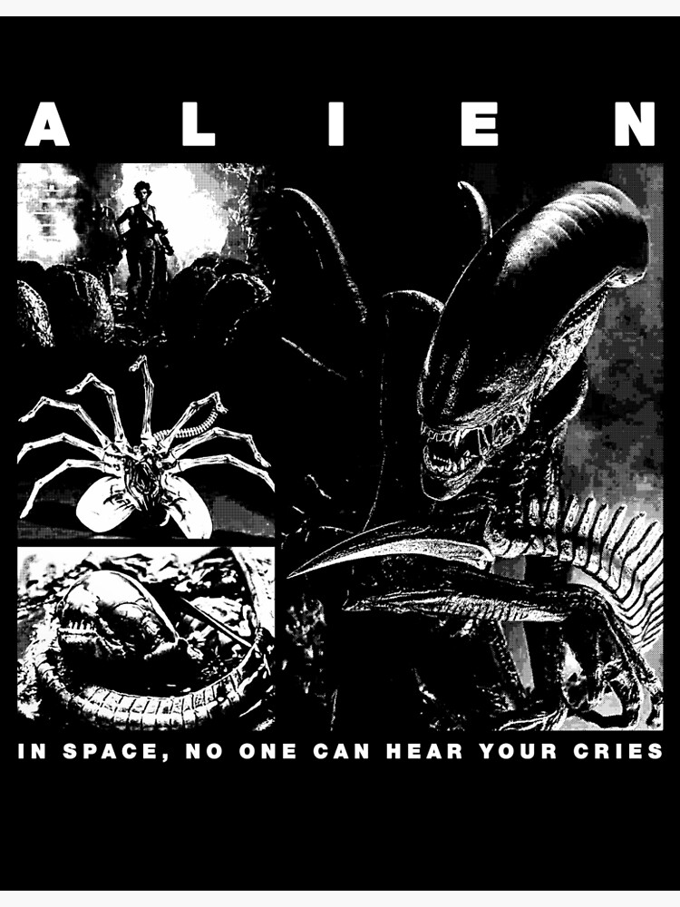 "Alien, Xenomorph, alien phases, black version" Photographic Print by ...