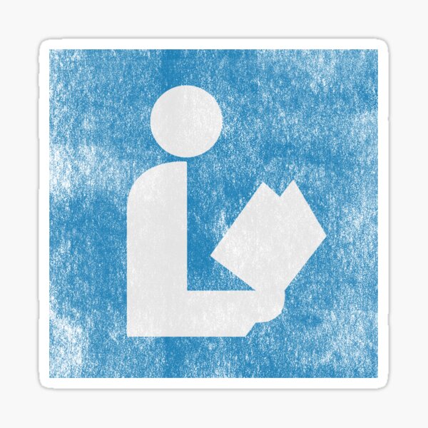 "National Library Symbol" Sticker for Sale by RetroVoyages | Redbubble