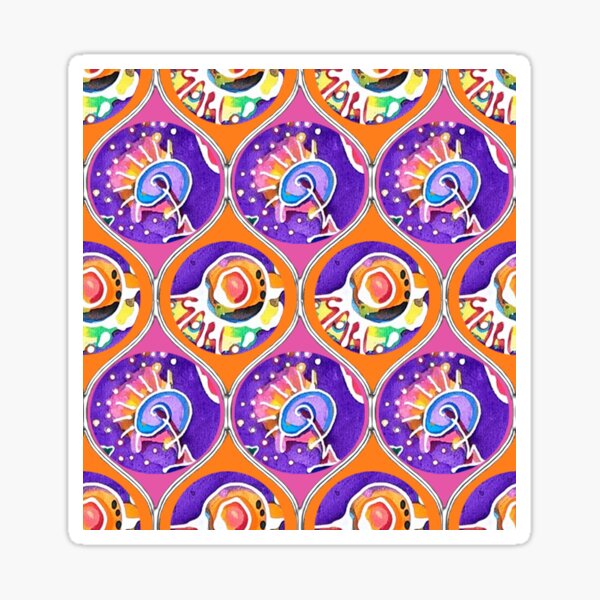 "Happy Daze" Sticker for Sale by Raichbhe | Redbubble