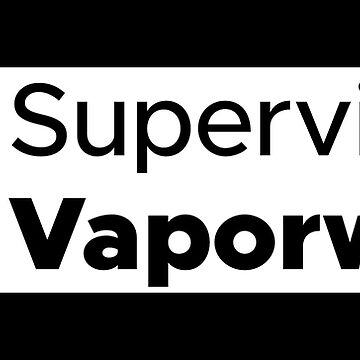 "Supervising Vaporware (light mode magnet)" Sticker for Sale by ...