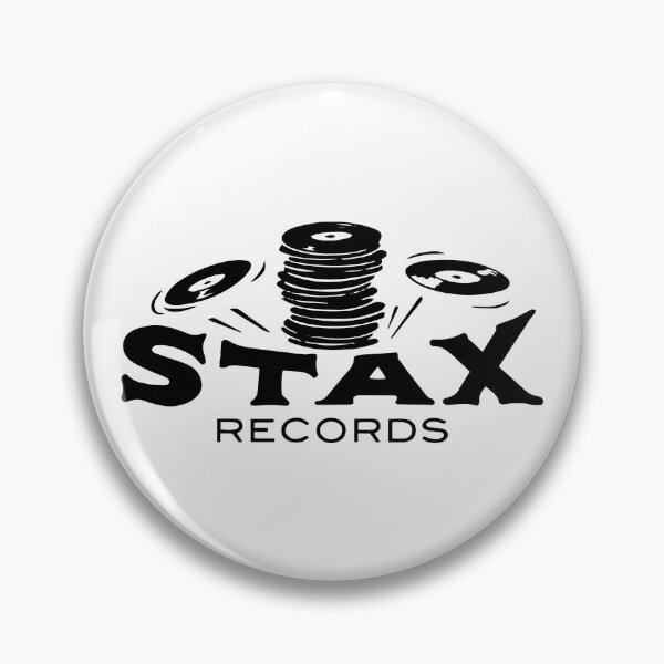 "Stax Records Vintage Logo" Pin for Sale by Lick-Design | Redbubble