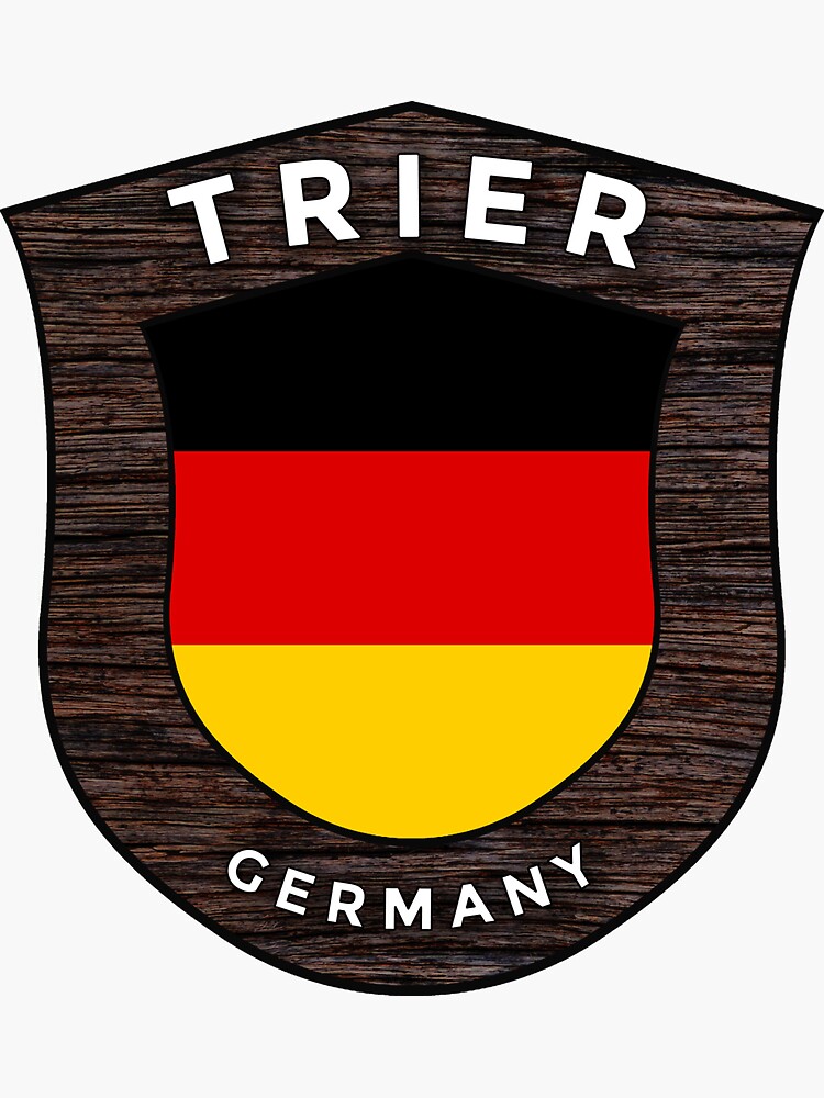 "Trier Germany Emblem Flag" Sticker for Sale by Germany-Designs | Redbubble