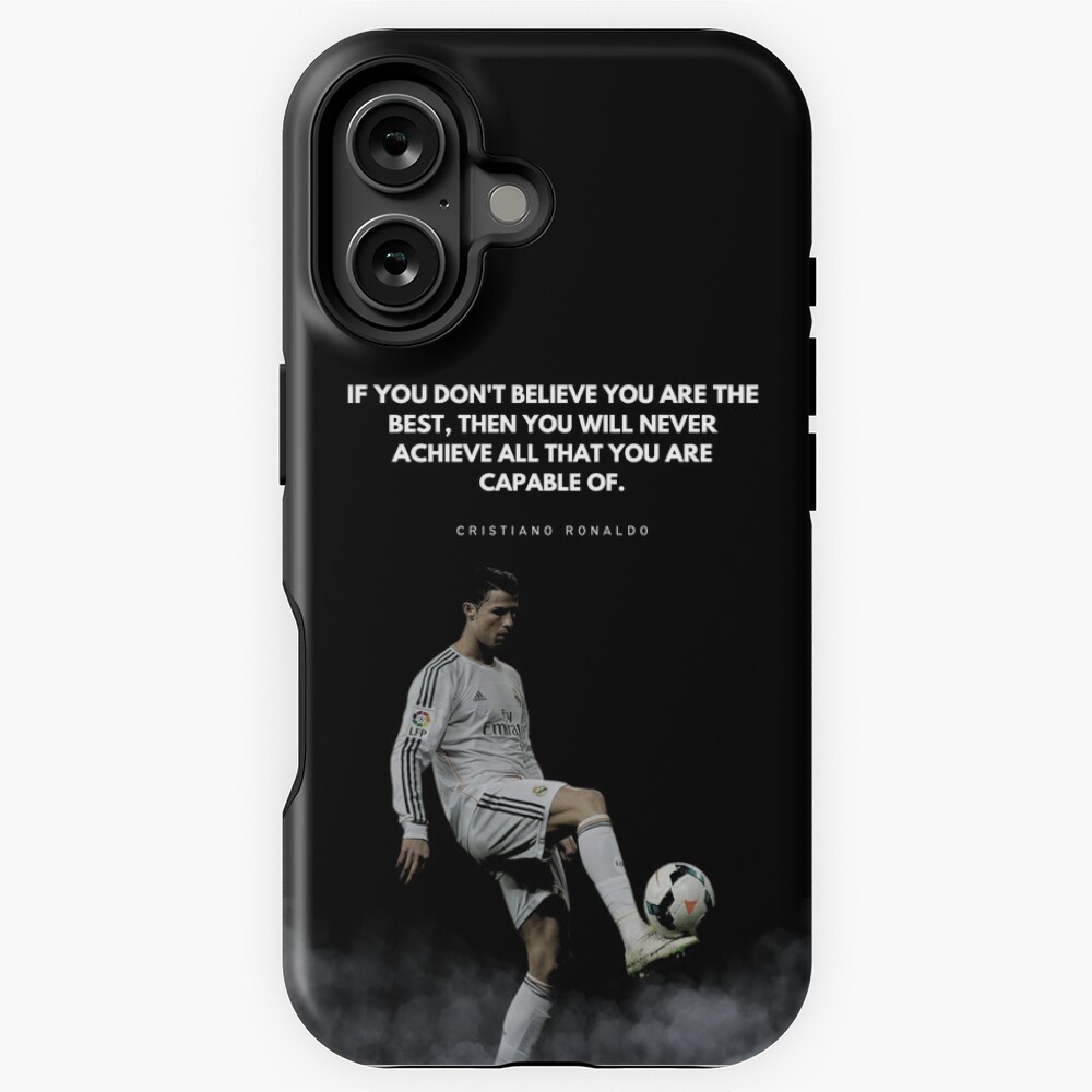 "Cristiano Ronaldo Motivational Quote Portrait" Poster for Sale by ...