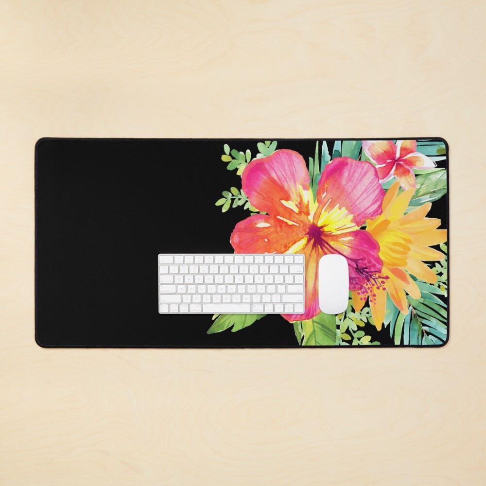 "Tropical Colorful Flowers" Sticker for Sale by junkydotcom | Redbubble