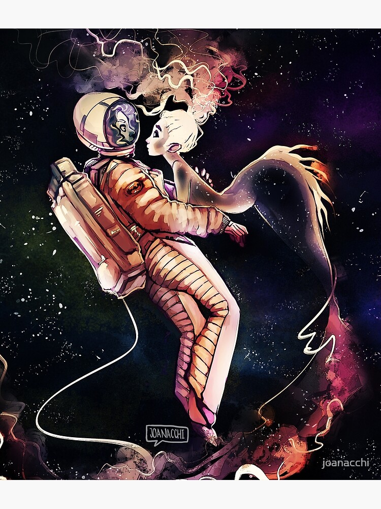 "Space Mermaid" Art Print for Sale by joanacchi | Redbubble