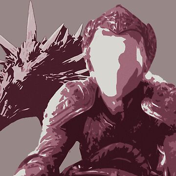 "rhaenys and meleys last dance - the red queen" Sticker for Sale by ...