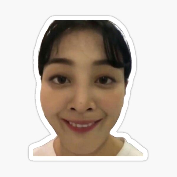 "Twice Jihyo funny face MeMe - jyp" Sticker for Sale by Asiantrendzz ...