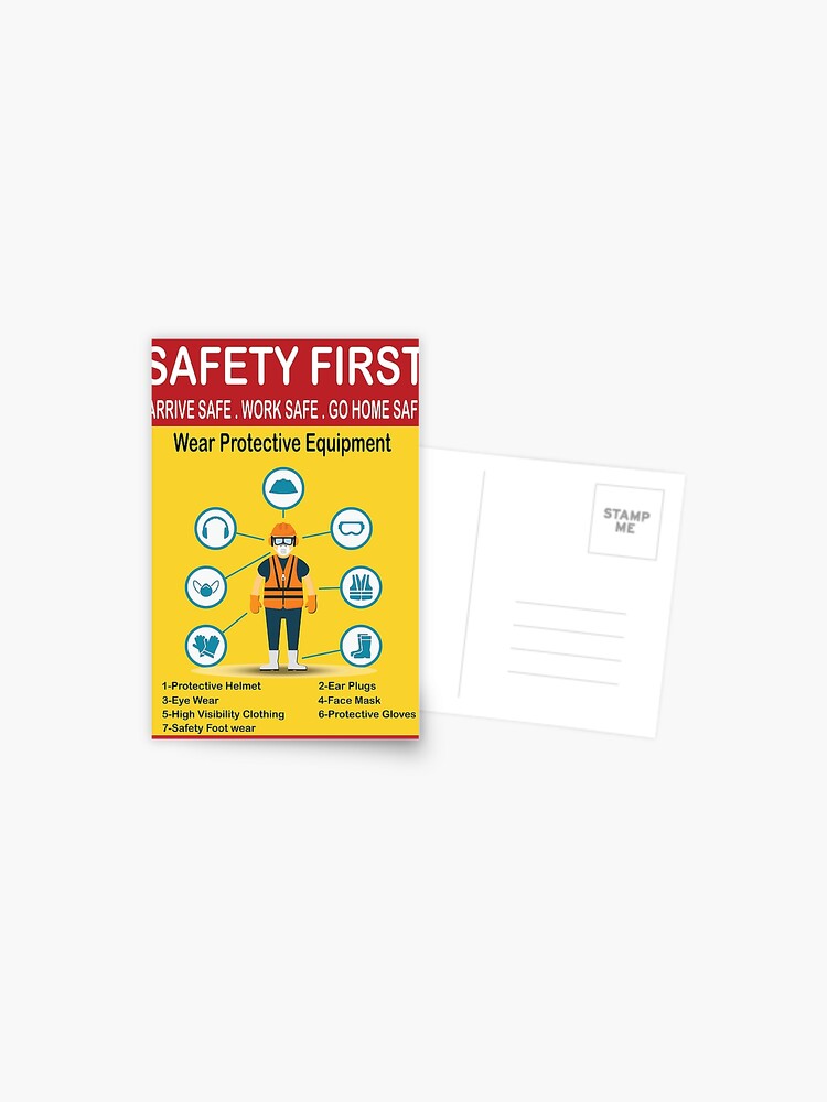 " Safety First Awareness Slogan Poster for Workplaces Homes and ...