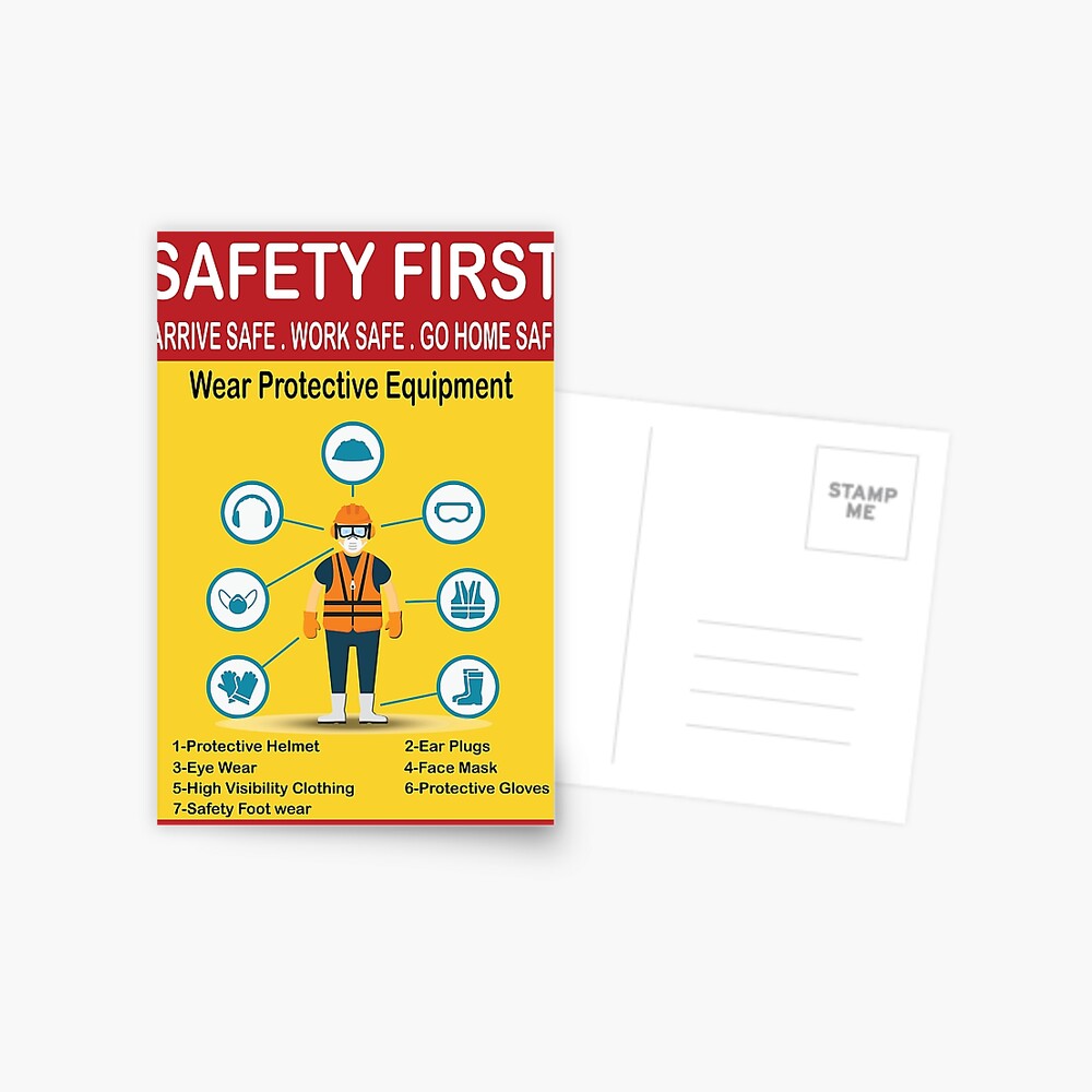 " Safety First Awareness Slogan Poster for Workplaces Homes and ...