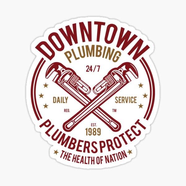 "PLUMBER" Sticker for Sale by Super3 | Redbubble
