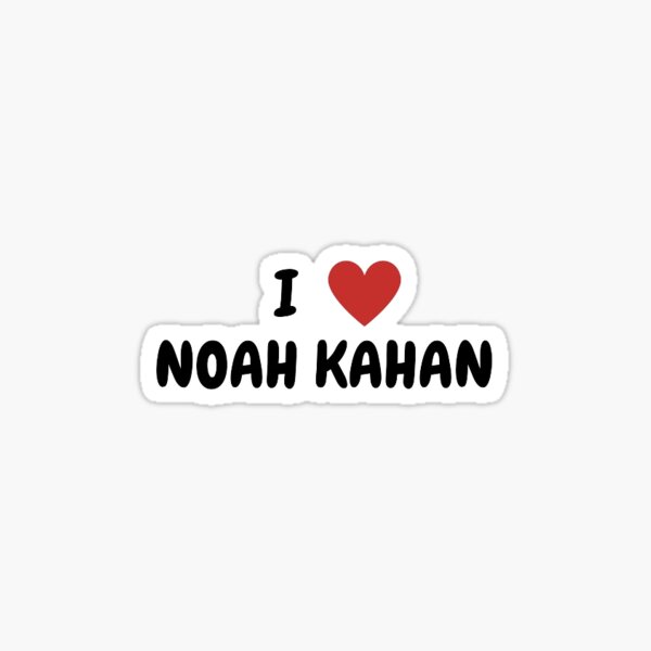 "I Heart Noah Kahan" Sticker for Sale by Kaylakayla123 | Redbubble